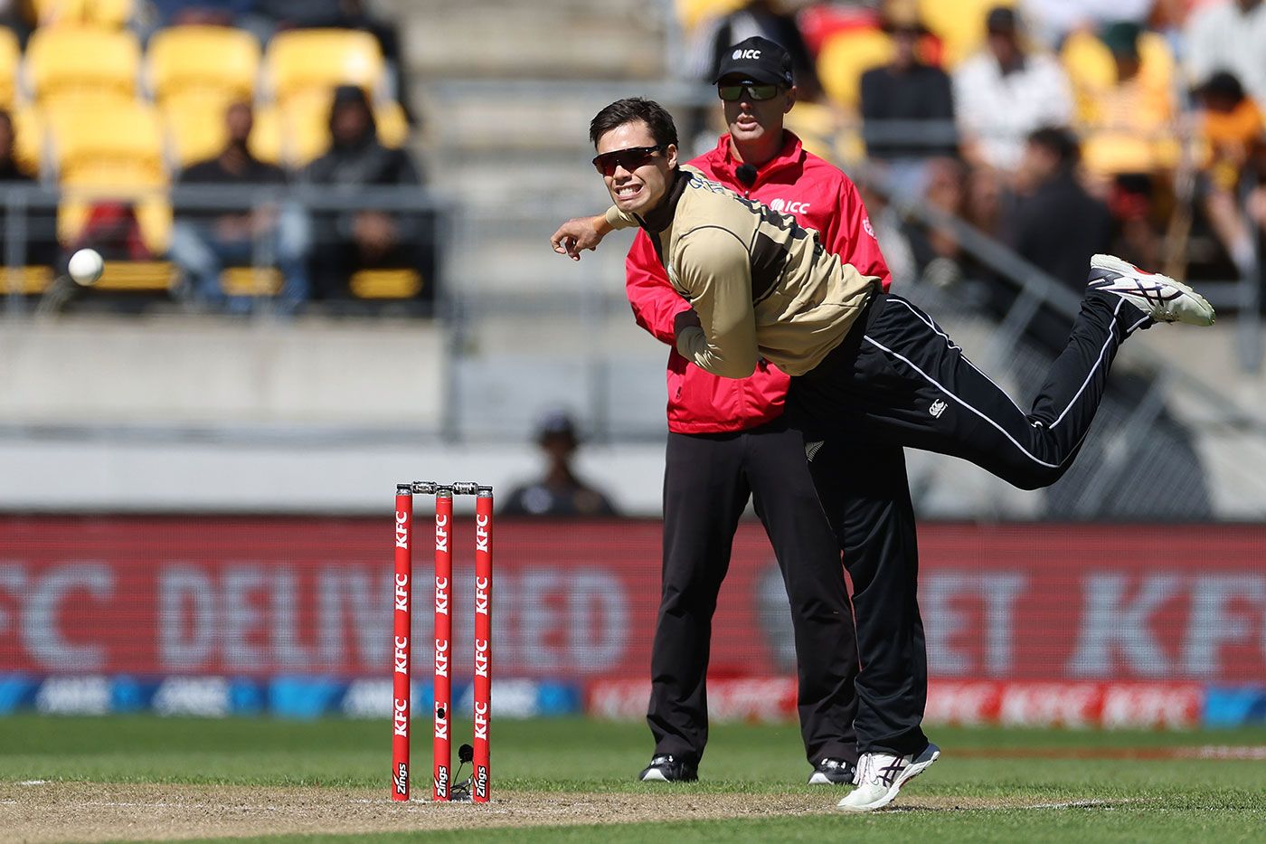 Mark Chapman sent down his left-arm spin | ESPNcricinfo.com