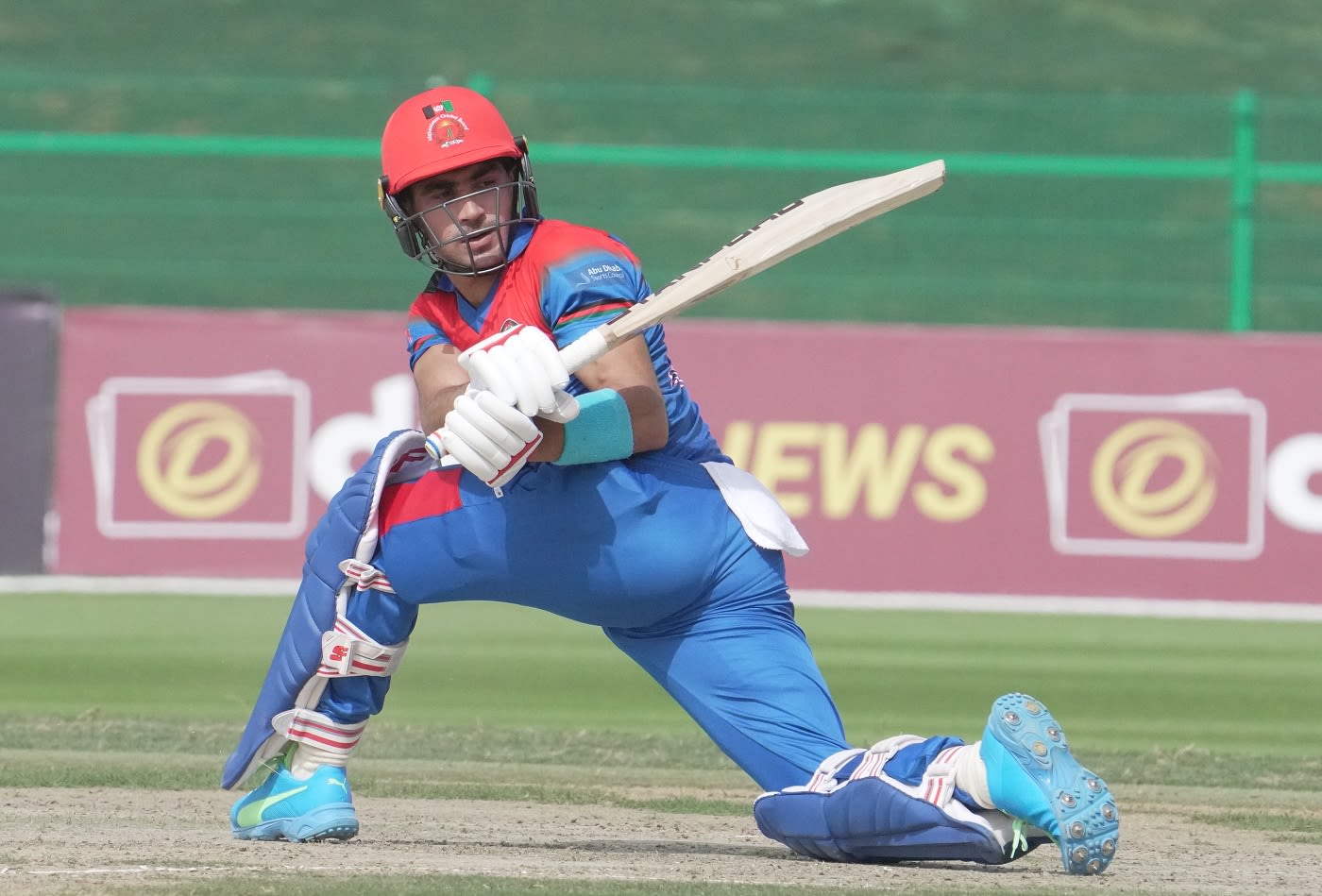 Rahmanullah Gurbaz plays a sweep | ESPNcricinfo.com