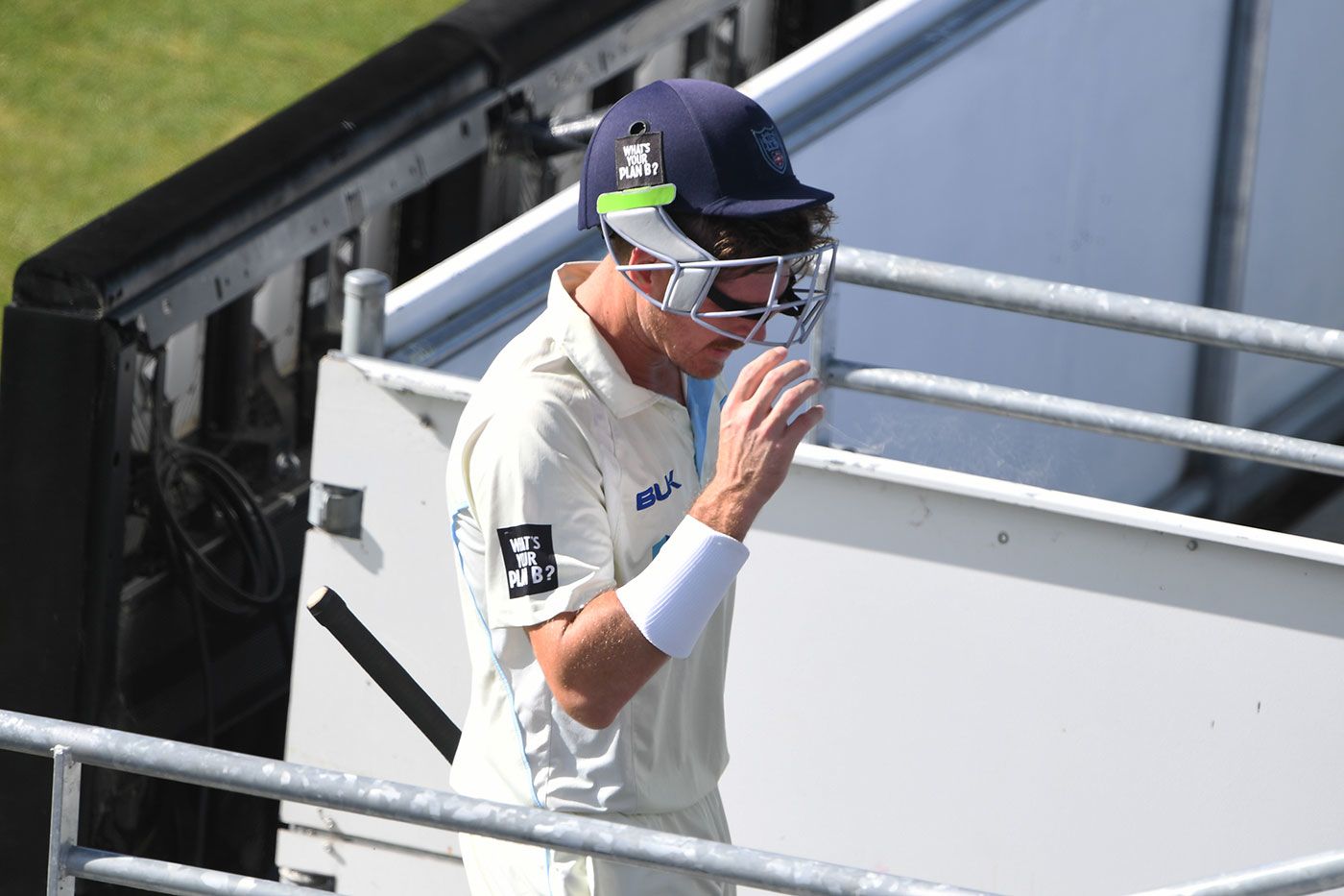 Daniel Hughes walks off after his dismissal | ESPNcricinfo.com
