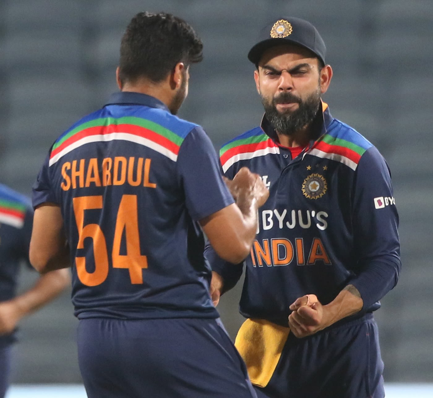 Virat Kohli and Shardul Thakur celebrate a wicket | ESPNcricinfo.com