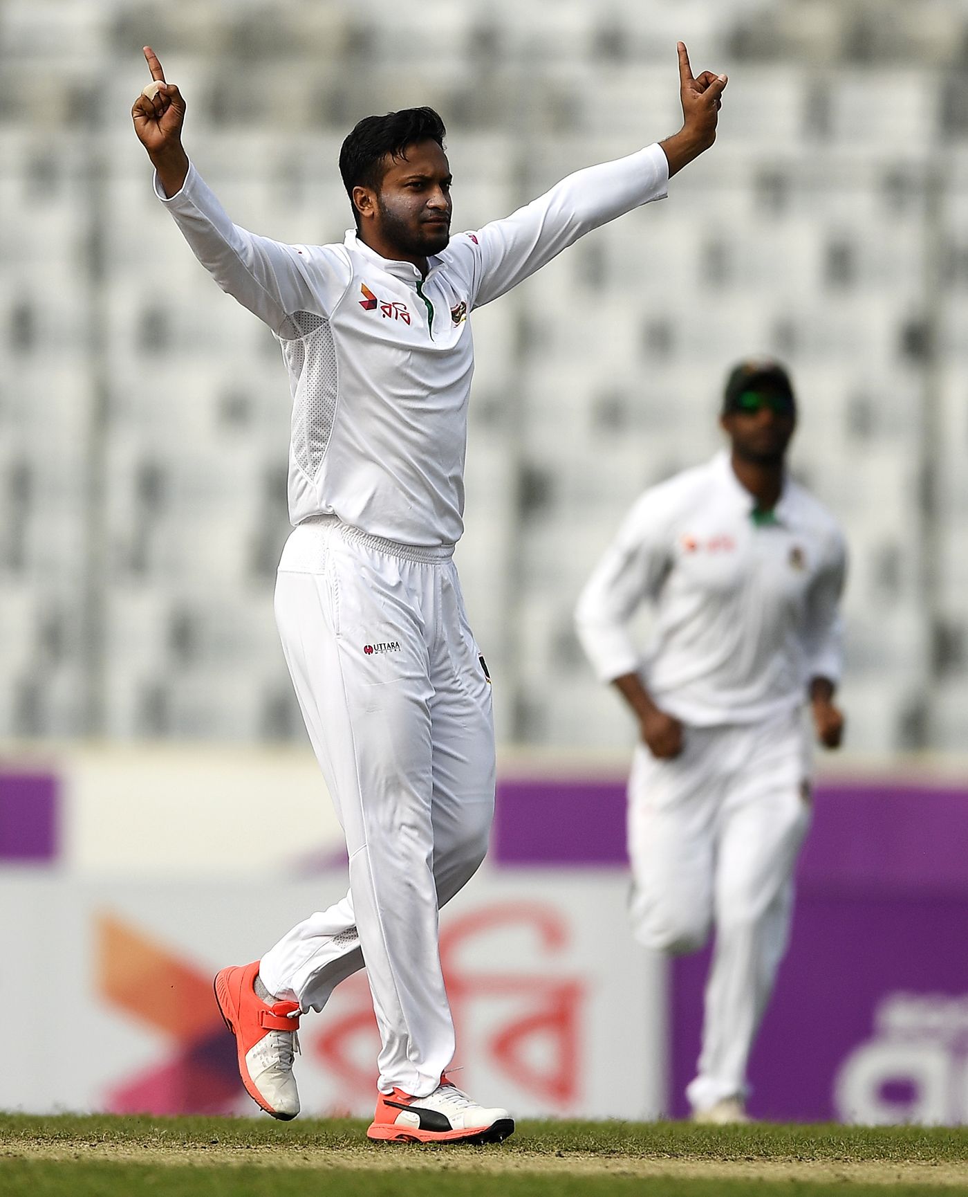 Shakib Al Hasan celebrates a wicket | ESPNcricinfo.com