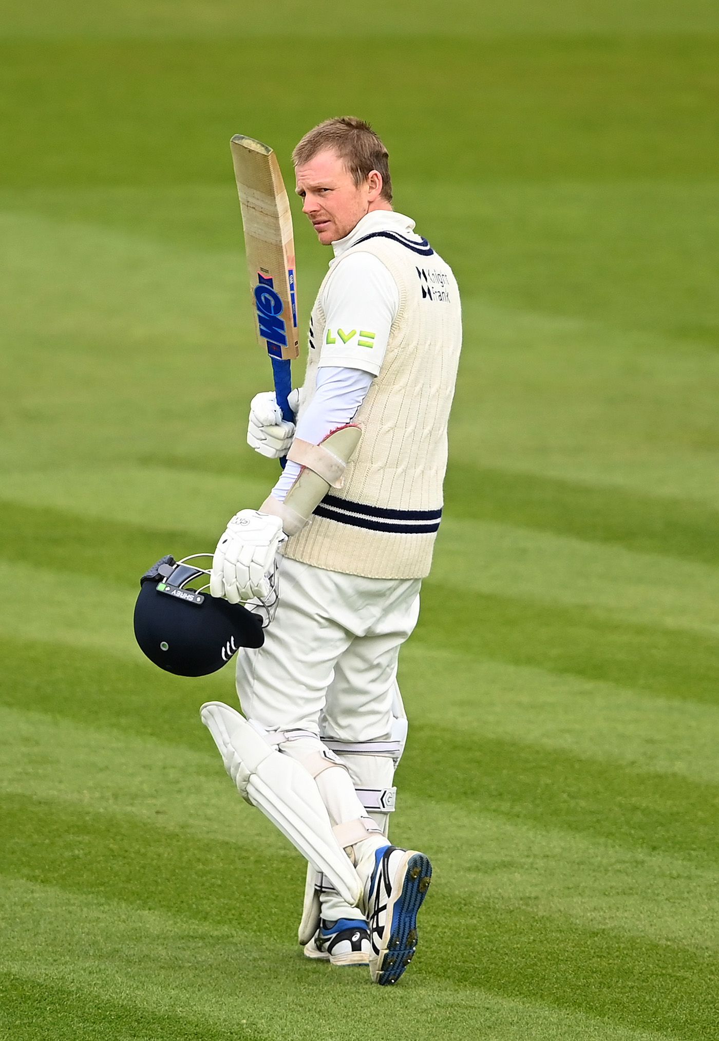 Sam Robson recorded the first hundred of the Championship season ...