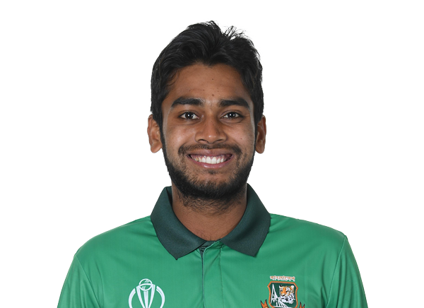 Mehidy Hasan Miraz player page headshot cutout, 2021 | ESPNcricinfo.com
