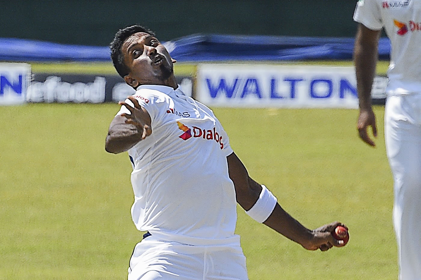 Vishwa Fernando in his delivery stride | ESPNcricinfo.com