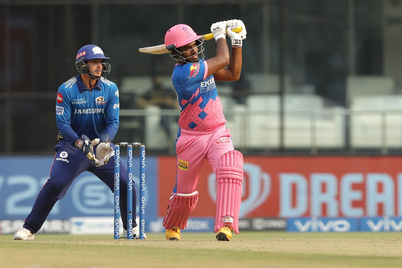 Sanju Samson sends one to the deep midwicket | ESPNcricinfo.com