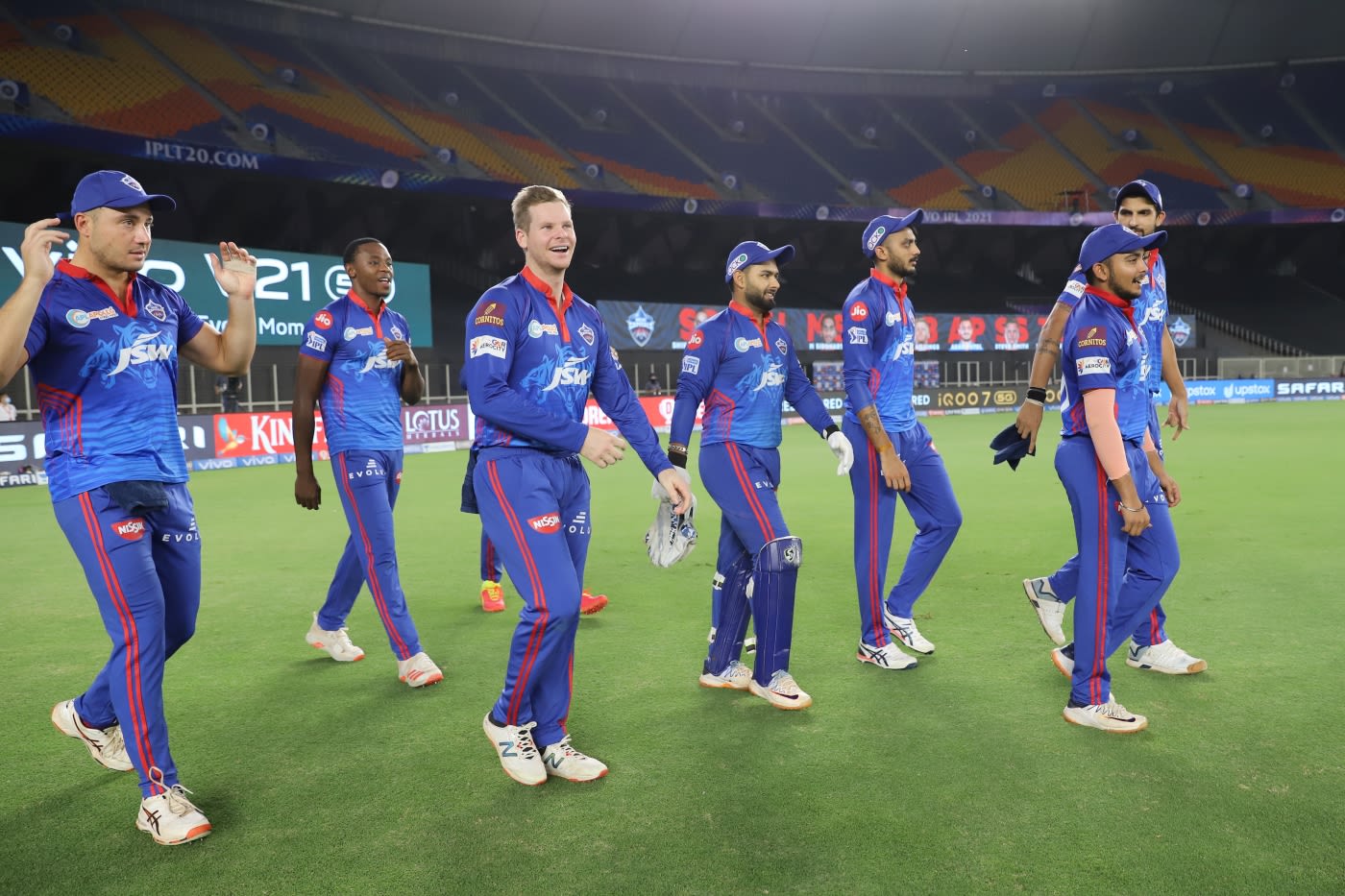 A happy-looking Delhi Capitals unit | ESPNcricinfo.com