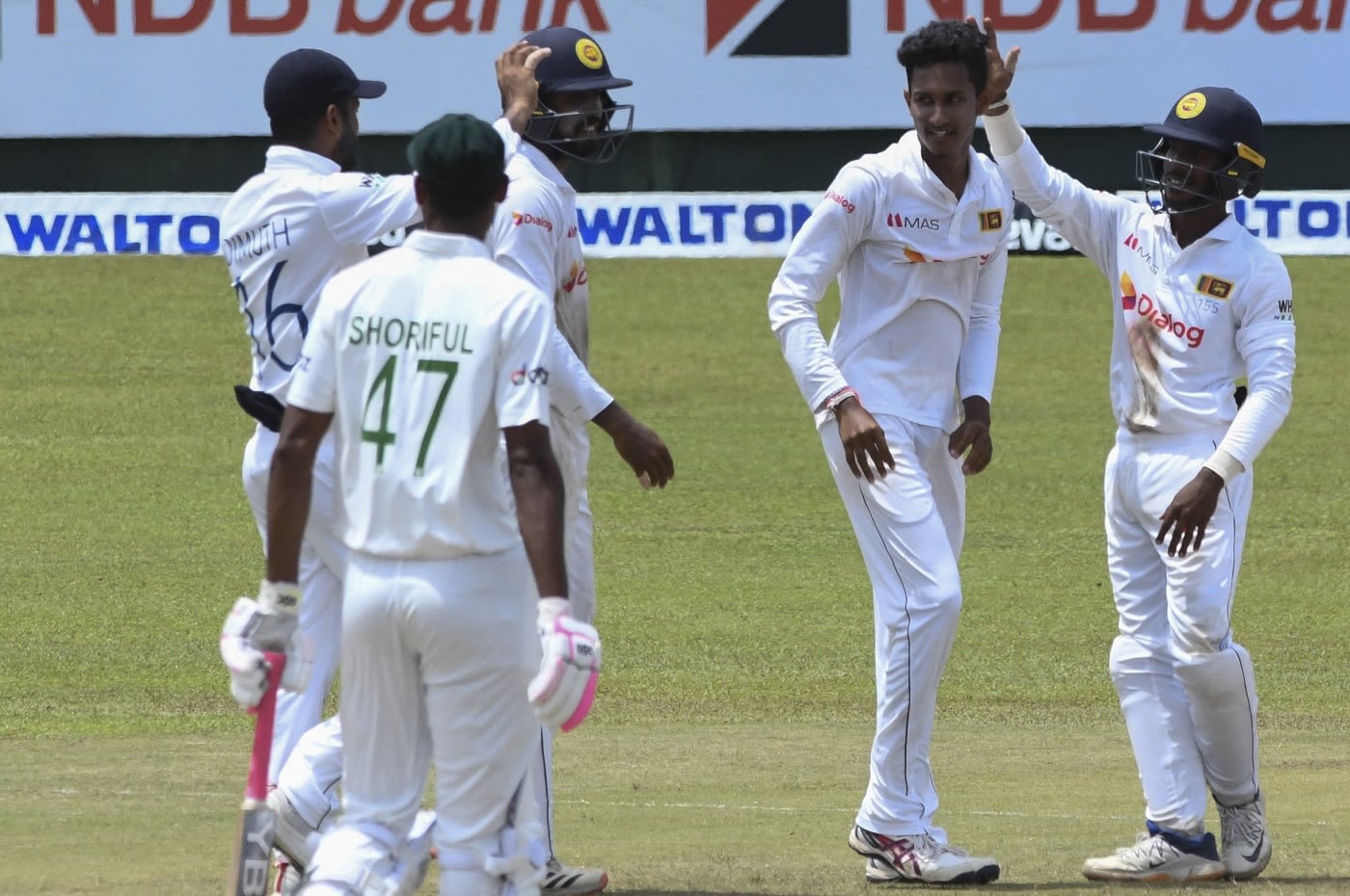 Praveen Jayawickrama claimed match figures of 11 for 178 on debut ...