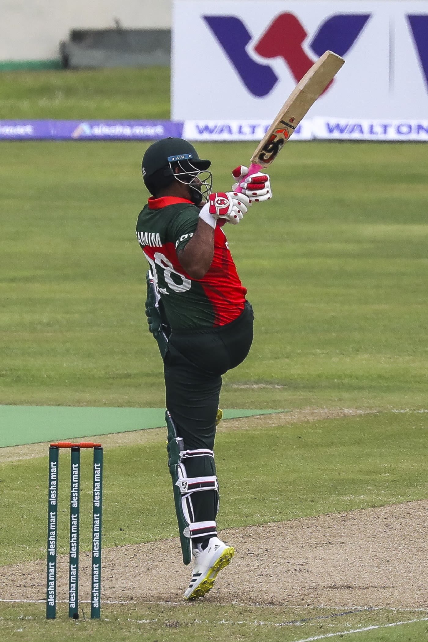 Tamim Iqbal swings one into the leg side | ESPNcricinfo.com