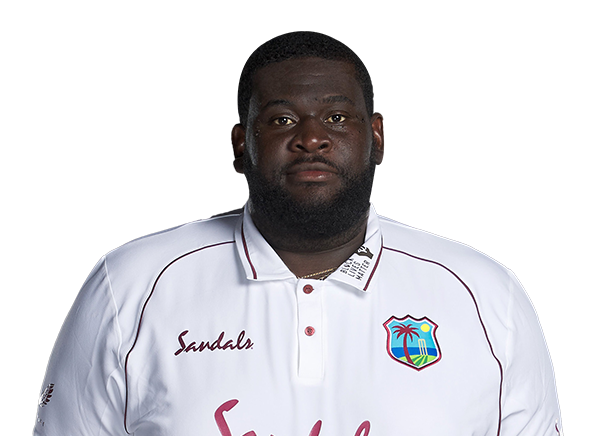 Rahkeem Cornwall player page headshot cutout, 2021 | ESPNcricinfo.com