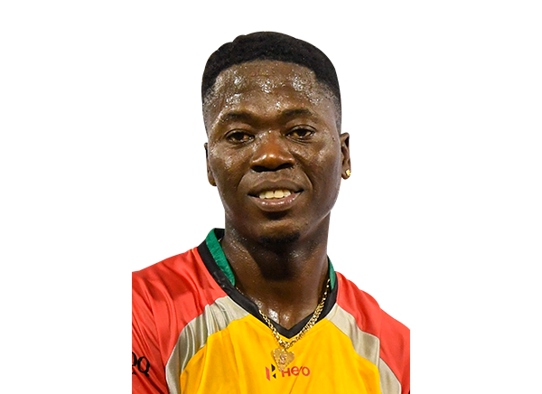 Sherfane Rutherford player page headshot cutout, 2021 | ESPNcricinfo.com