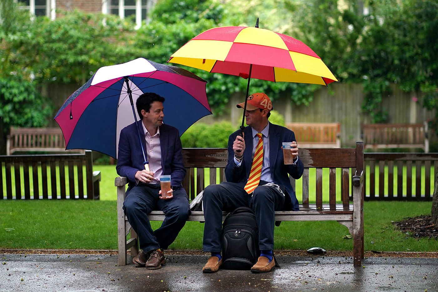 MCC members make the most of their day despite the rain | ESPNcricinfo.com