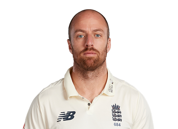 Jack Leach player page headshot cutout, 2021 | ESPNcricinfo.com
