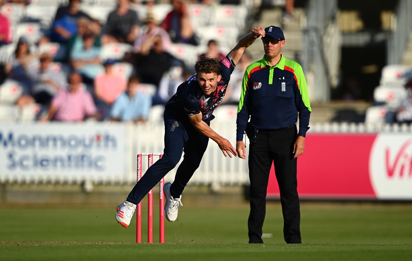 Matt Mlines in his action | ESPNcricinfo.com
