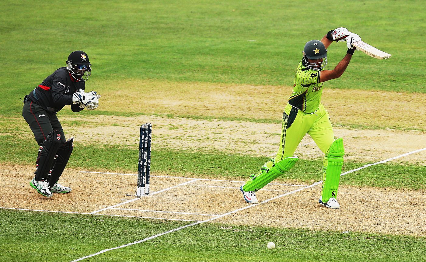 Sohaib Maqsood drives | ESPNcricinfo.com