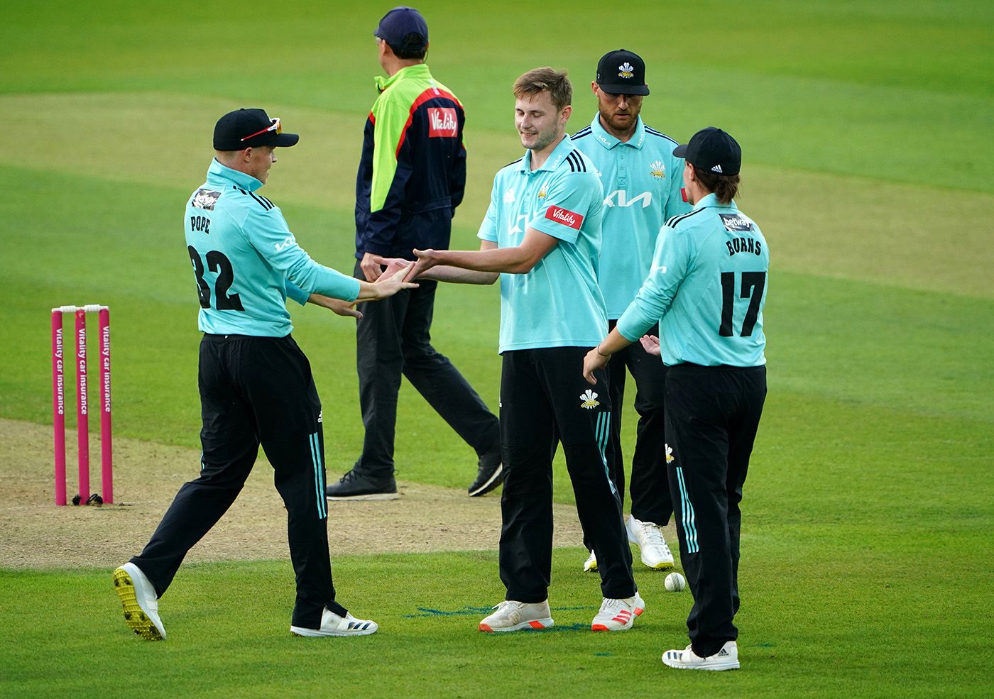 Gus Atkinson celebrates a breakthrough | ESPNcricinfo.com