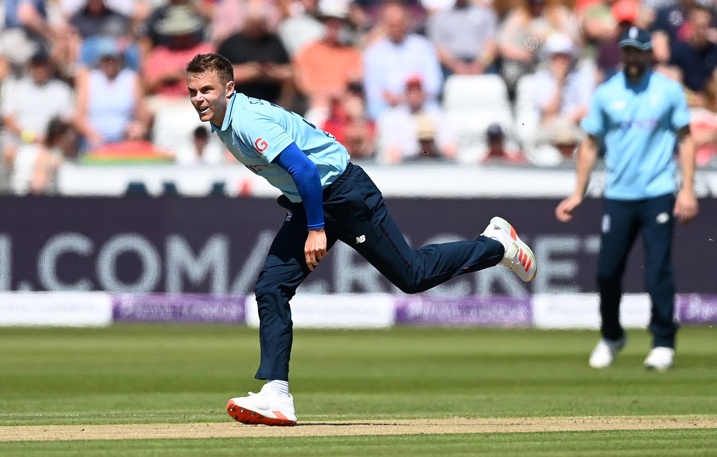 Sam Curran in his follow-through | ESPNcricinfo.com