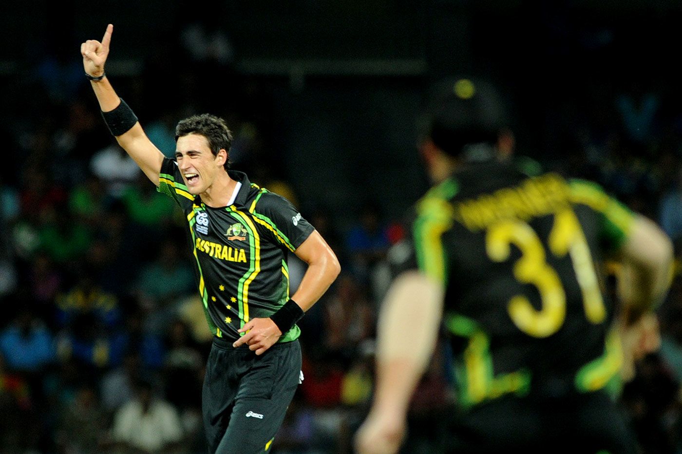 Mitchell Starc celebrates | ESPNcricinfo.com