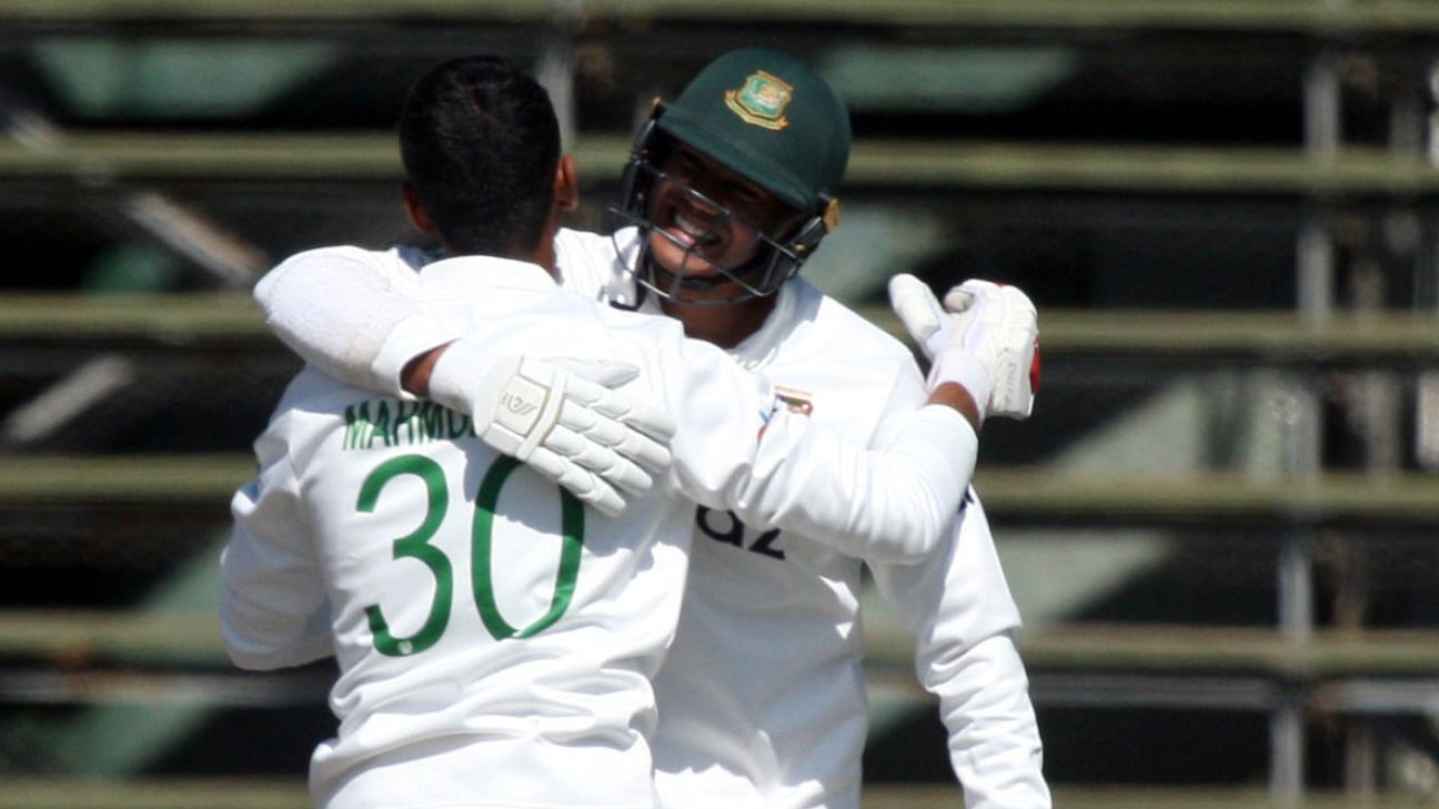 Zim vs Ban Test 2nd day - Mahmudullah and Taskin Ahmed revel in ...