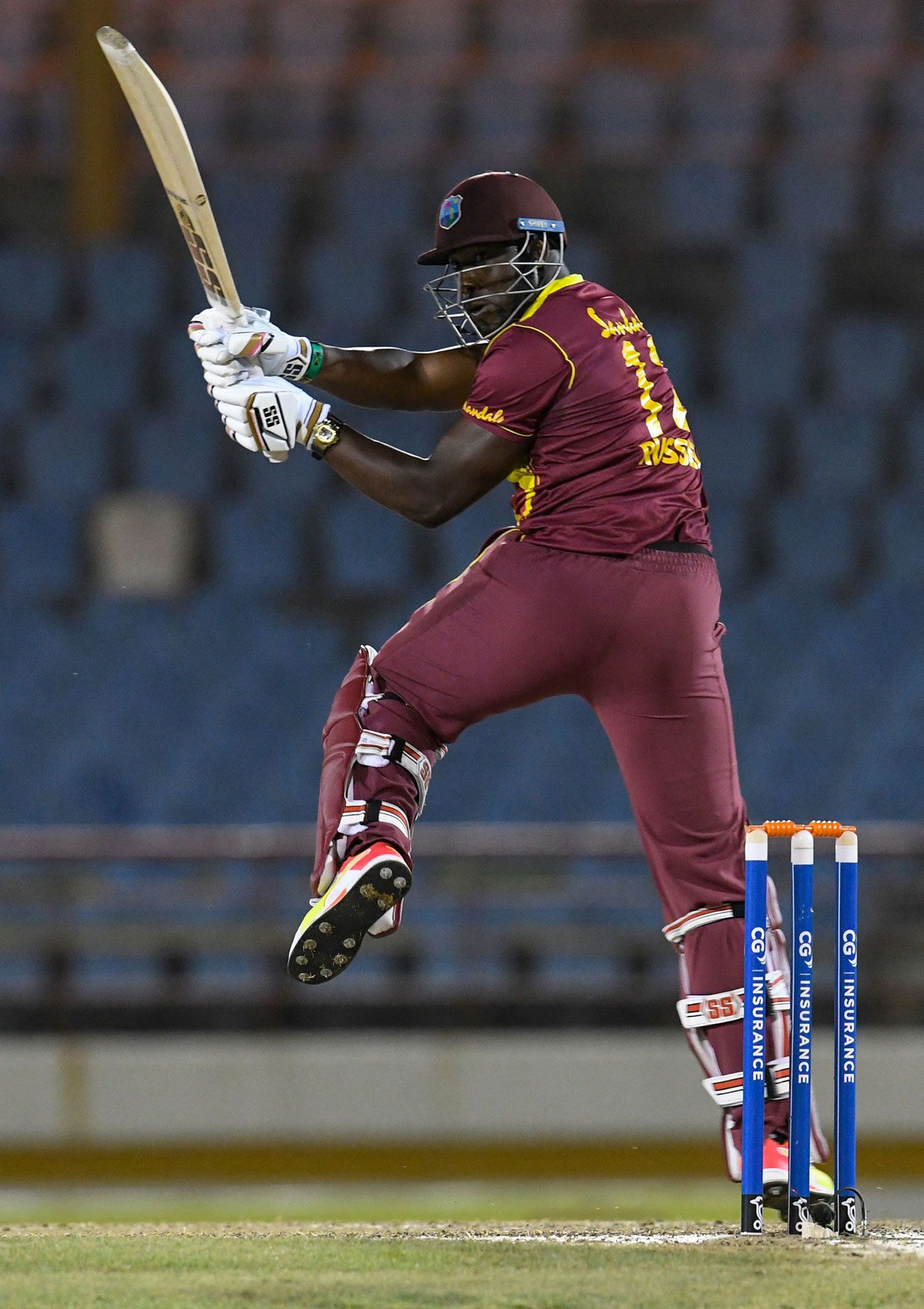 Andre Russell sent the ball miles during his fifty | ESPNcricinfo.com