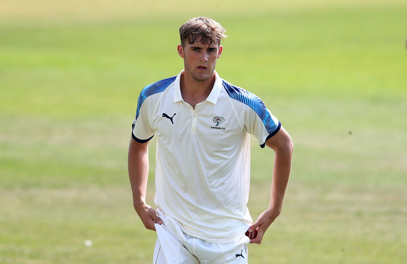 Dominic Leech suffered a horrific leg injury in the Roses match ...