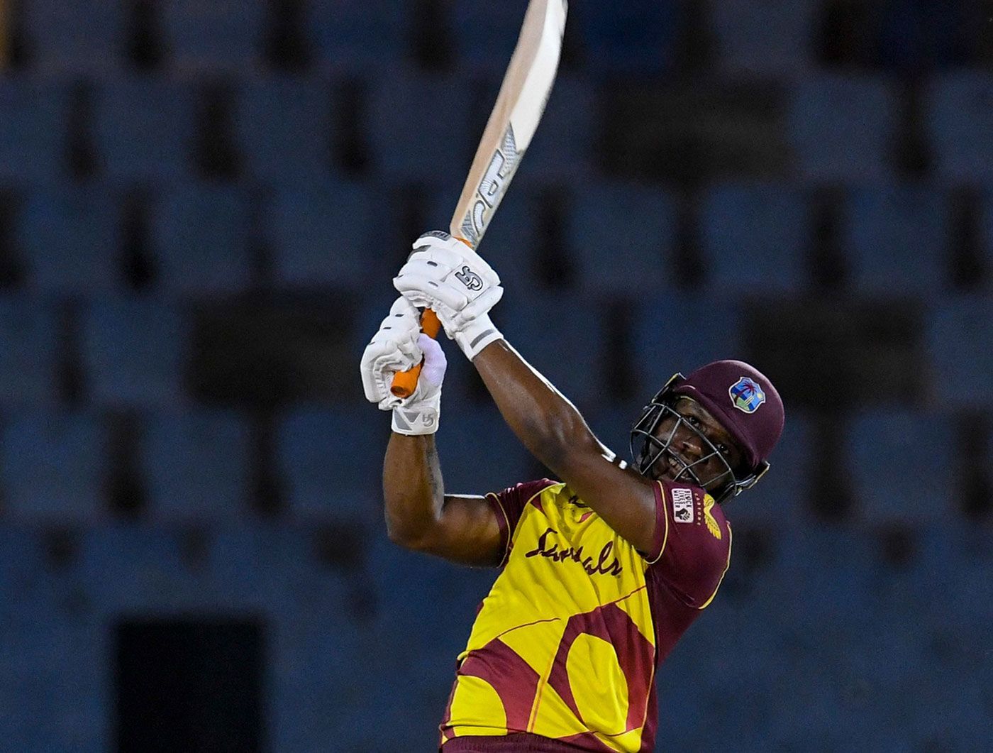 Evin Lewis launches down the ground | ESPNcricinfo.com