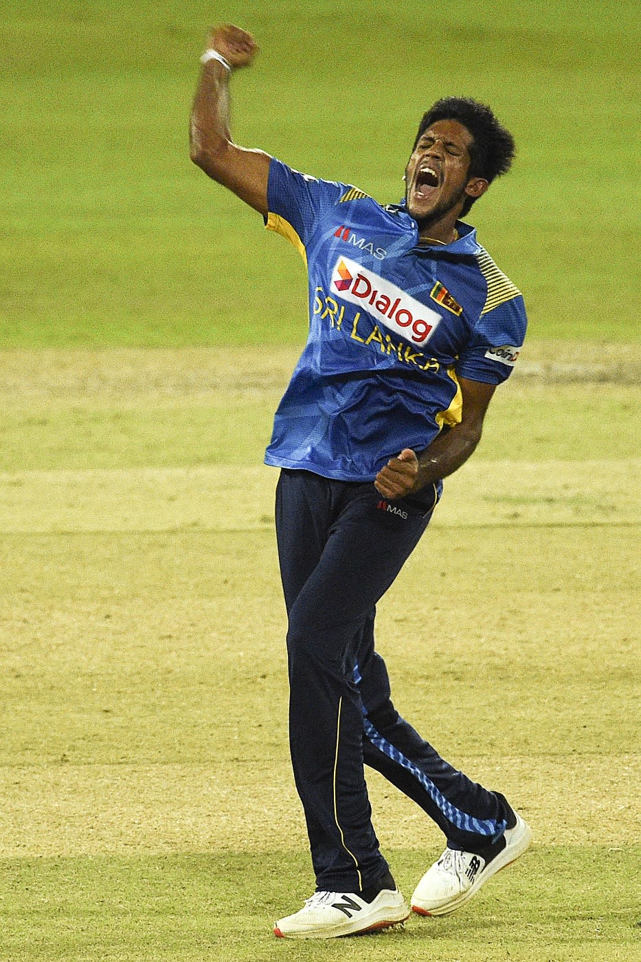 Kasun Rajitha celebrates | ESPNcricinfo.com
