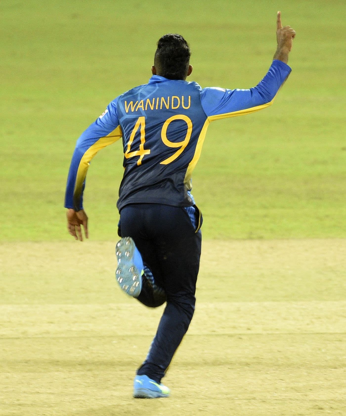 Wanindu Hasaranga celebrates a wicket | ESPNcricinfo.com