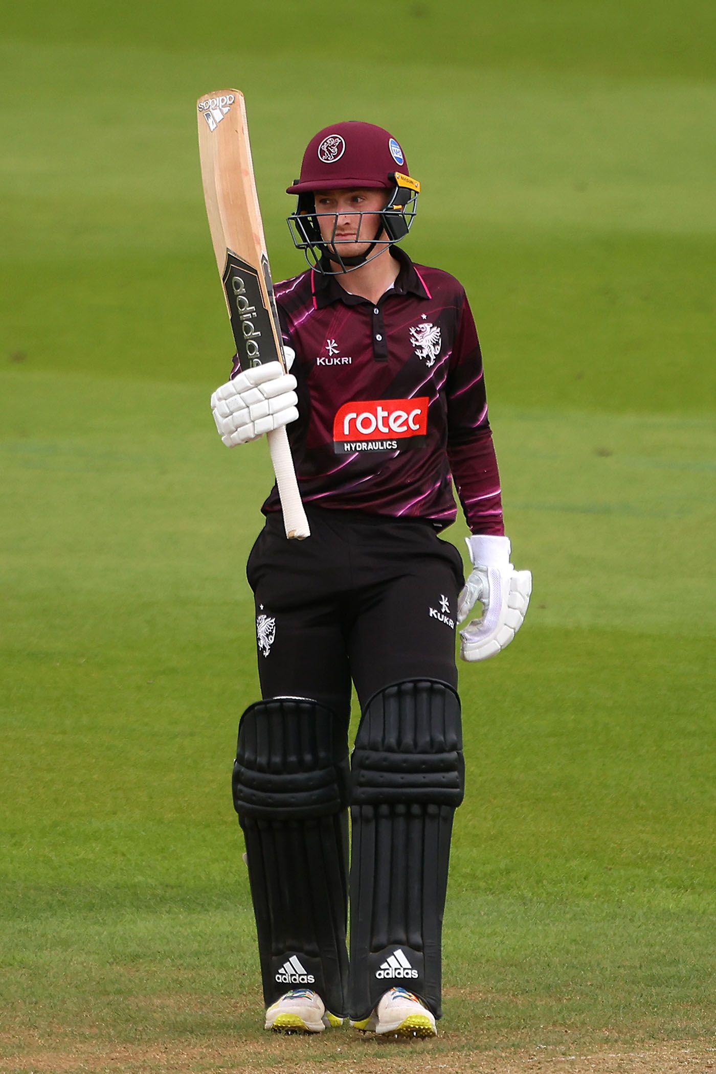 Lewis Goldsworthy celebrates his half-century | ESPNcricinfo.com