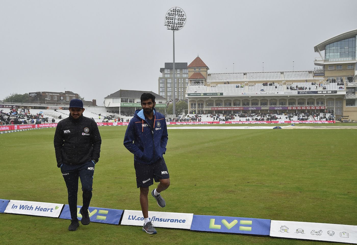 India's strength and conditioning coach Soham Desai and Jasprit Bumrah ...