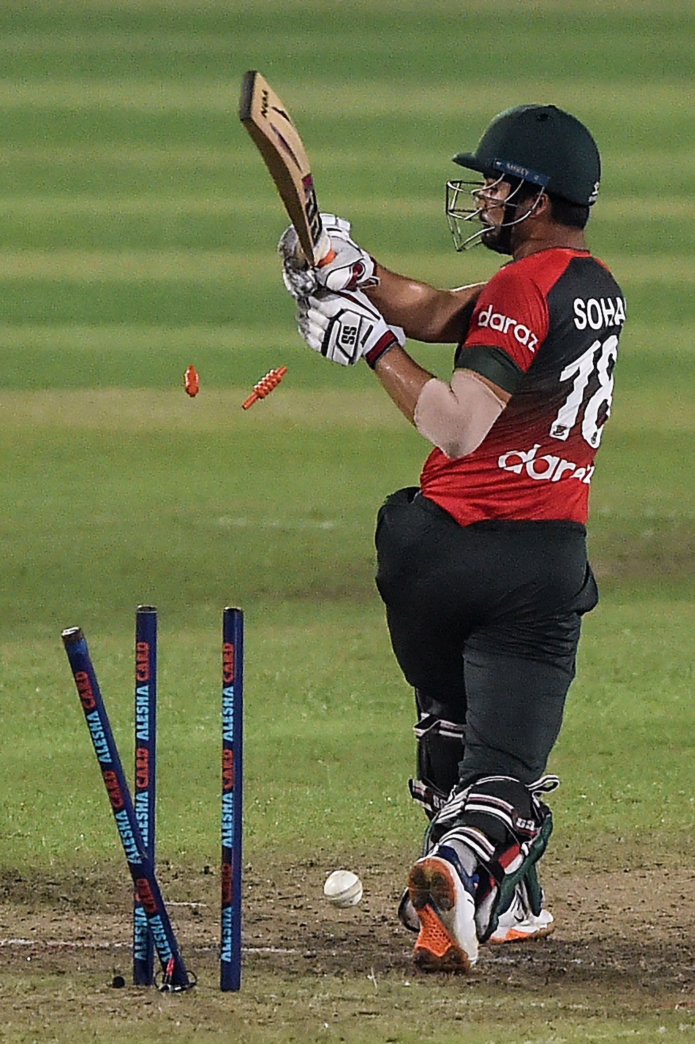 Nurul Hasan missed a delivery from Nathan Ellis | ESPNcricinfo.com