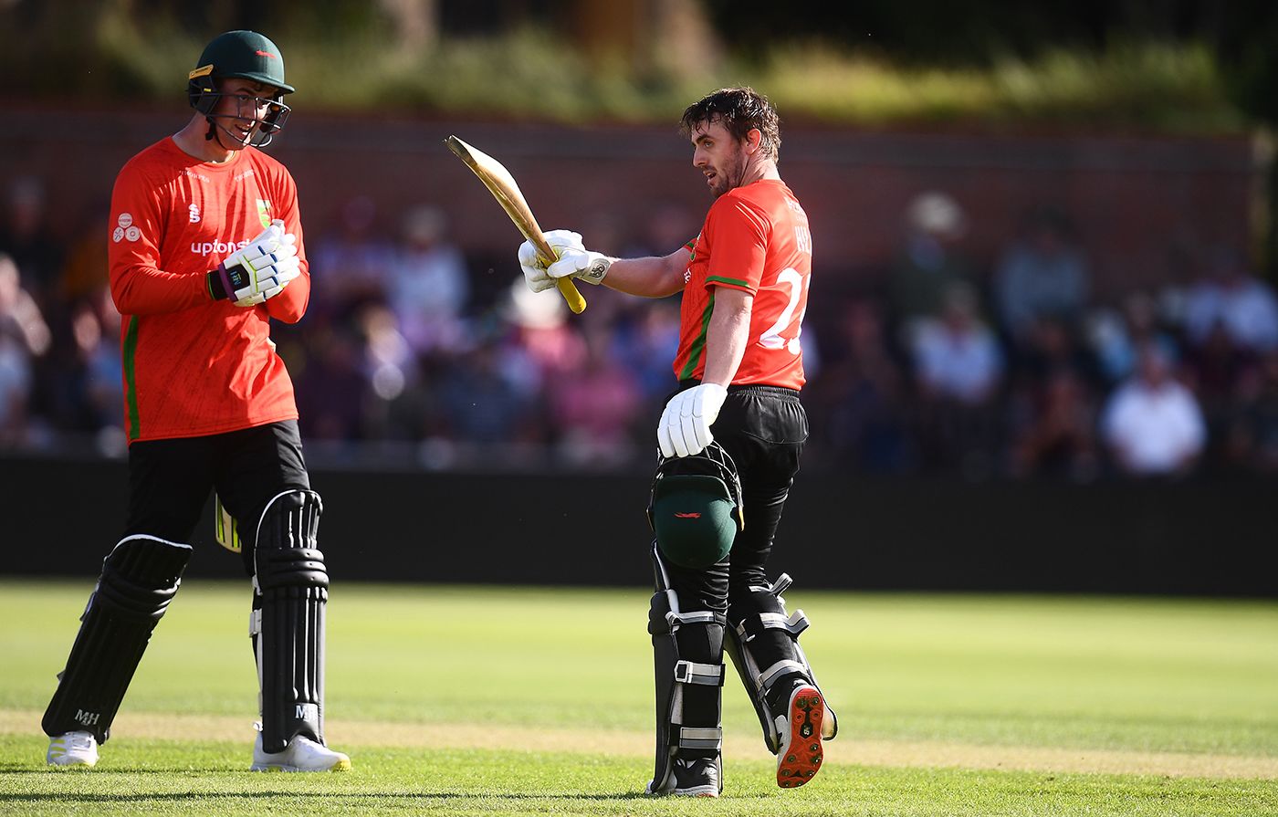 A hundred from captain Lewis Hill helped see the visitors home ...