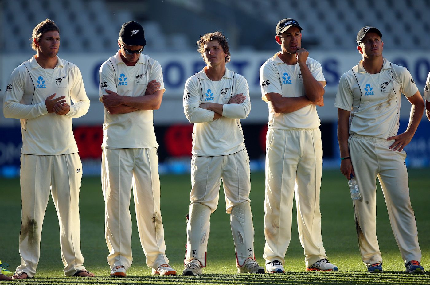 Doug Bracewell, Bruce Martin, BJ Watling, Ross Taylor and Neil Wagner ...