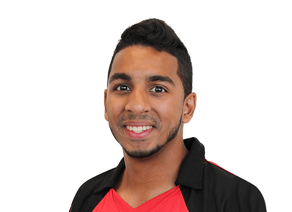 Ryan Persaud, player page headshot cutout, 2021 | ESPNcricinfo.com
