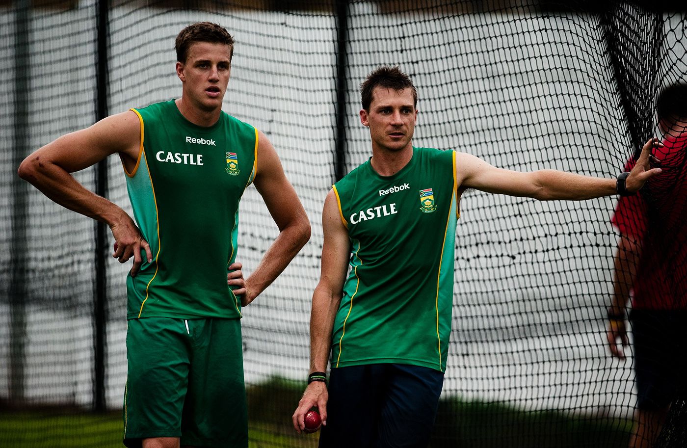 Morne Morkel and Dale Steyn chat during training | ESPNcricinfo.com