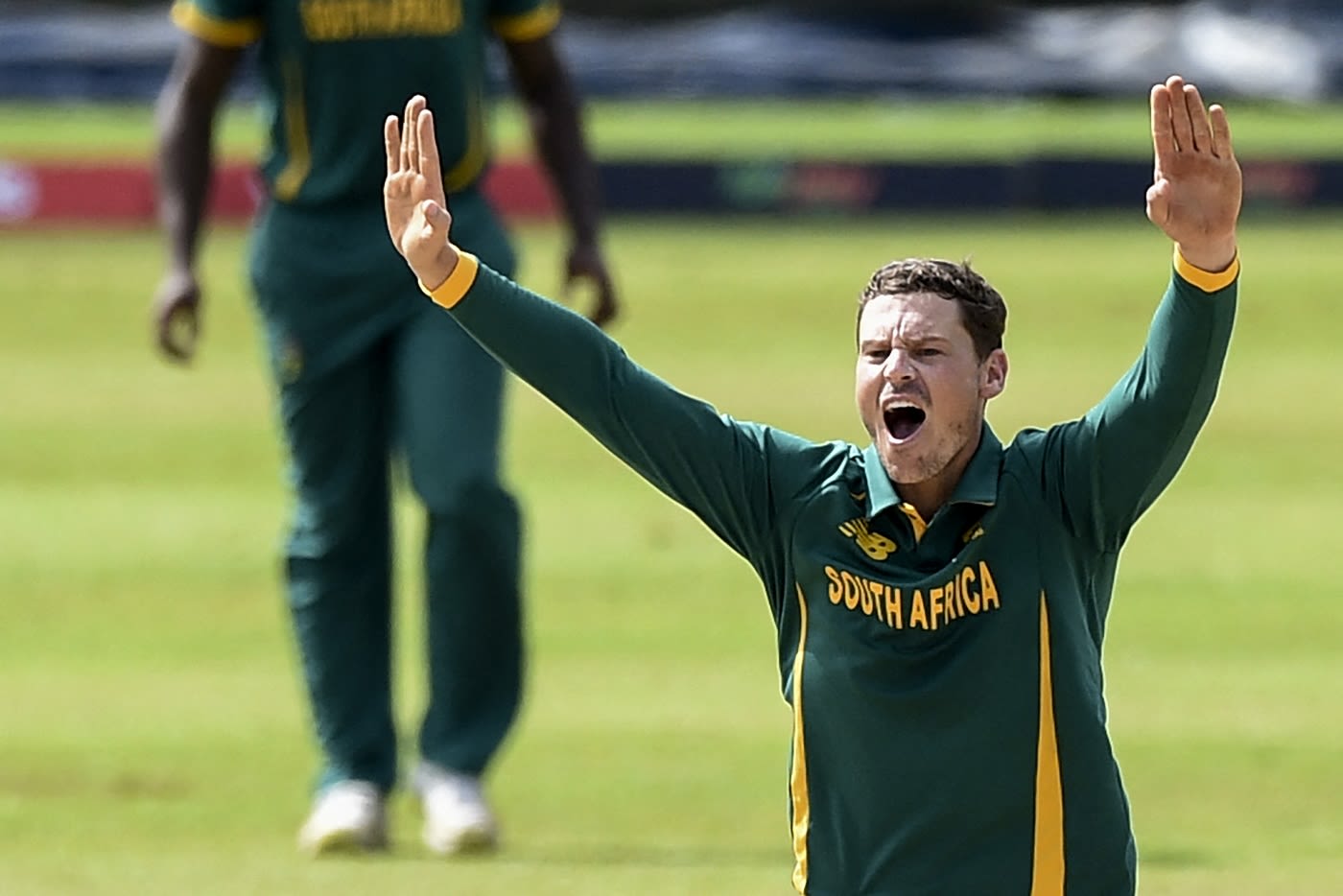 George Linde appeals | ESPNcricinfo.com