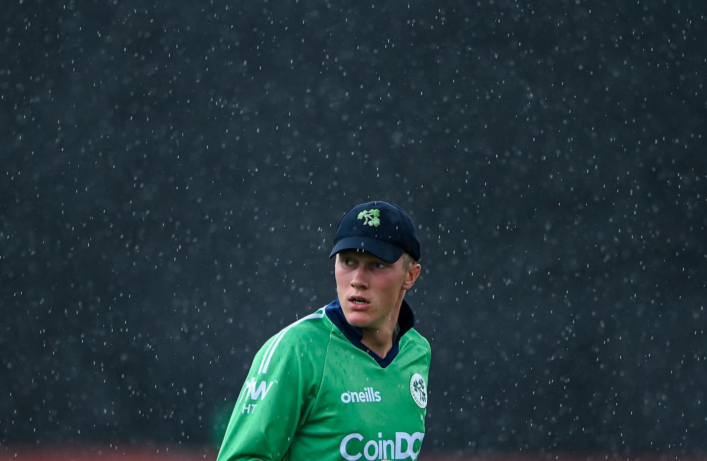 Harry Tector looks on as rain keeps falling | ESPNcricinfo.com