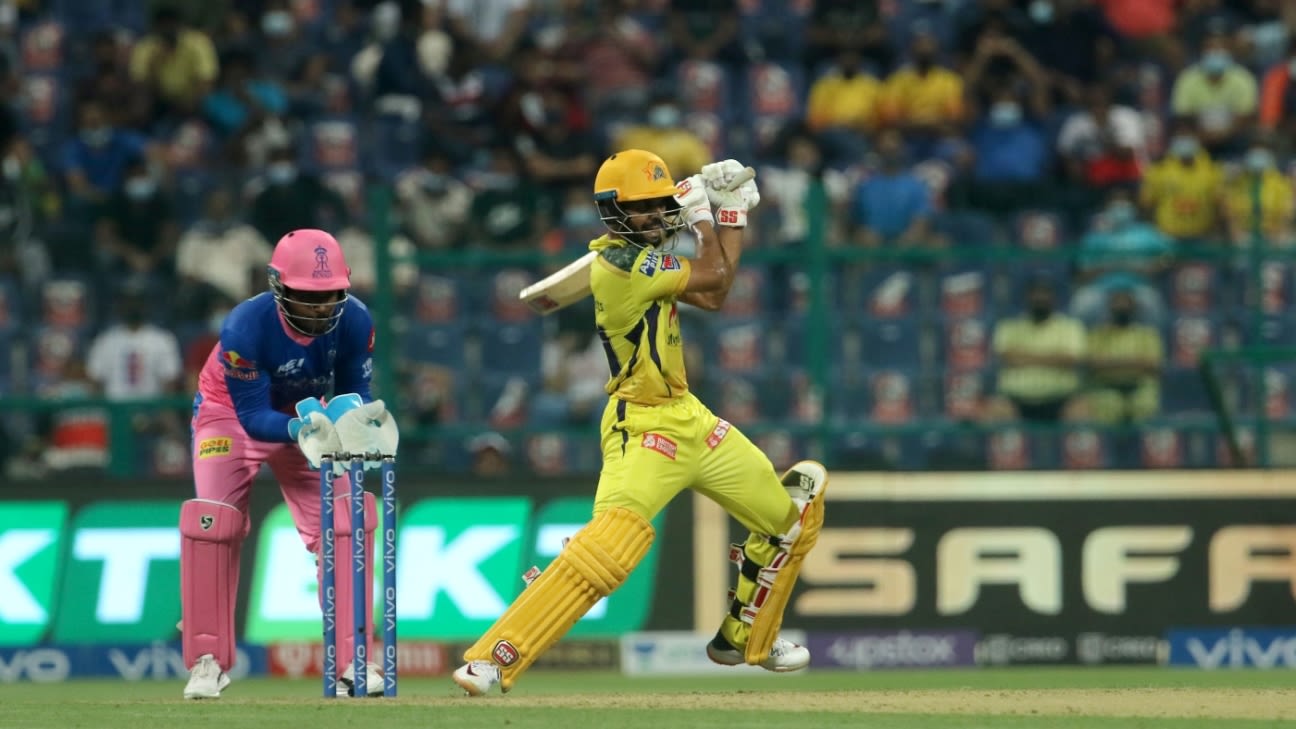 IPL 2021 - CSK vs RR - Chennai Super Kings get tripped up by pitch ...