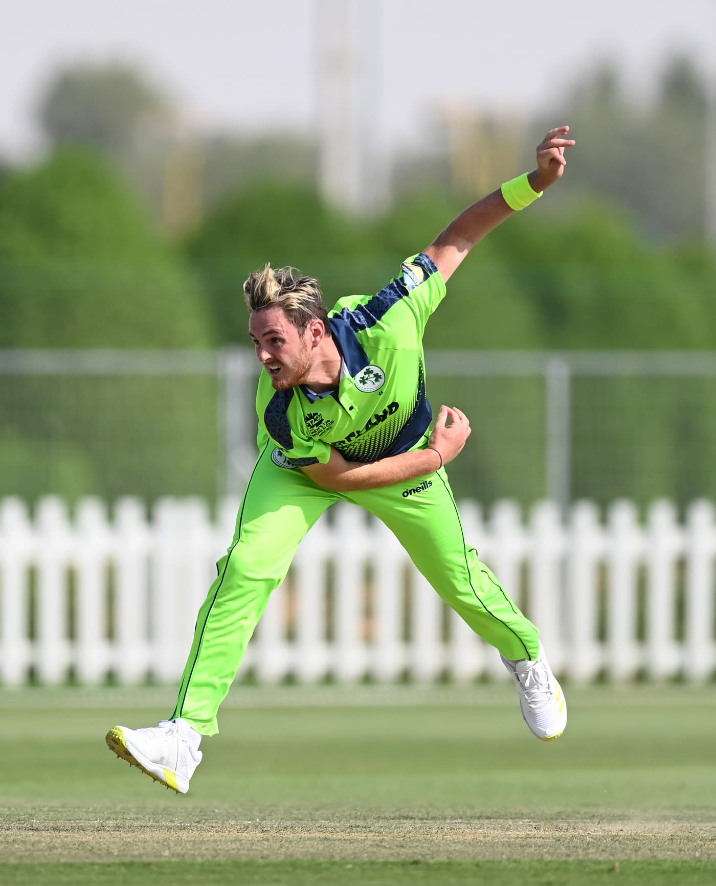 Mark Adair bowls | ESPNcricinfo.com