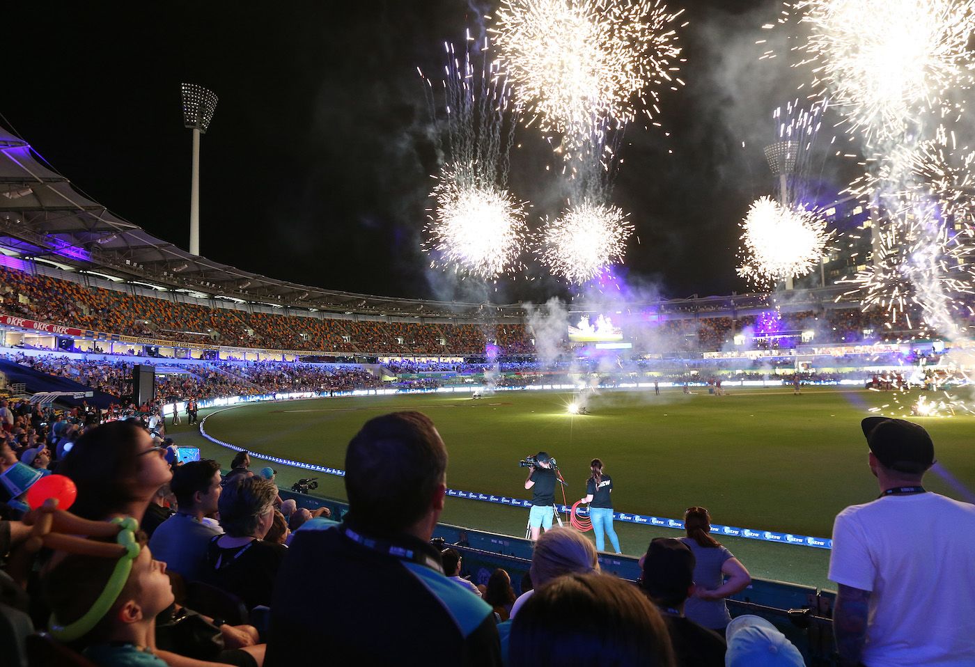 Fireworks at the game | ESPNcricinfo.com