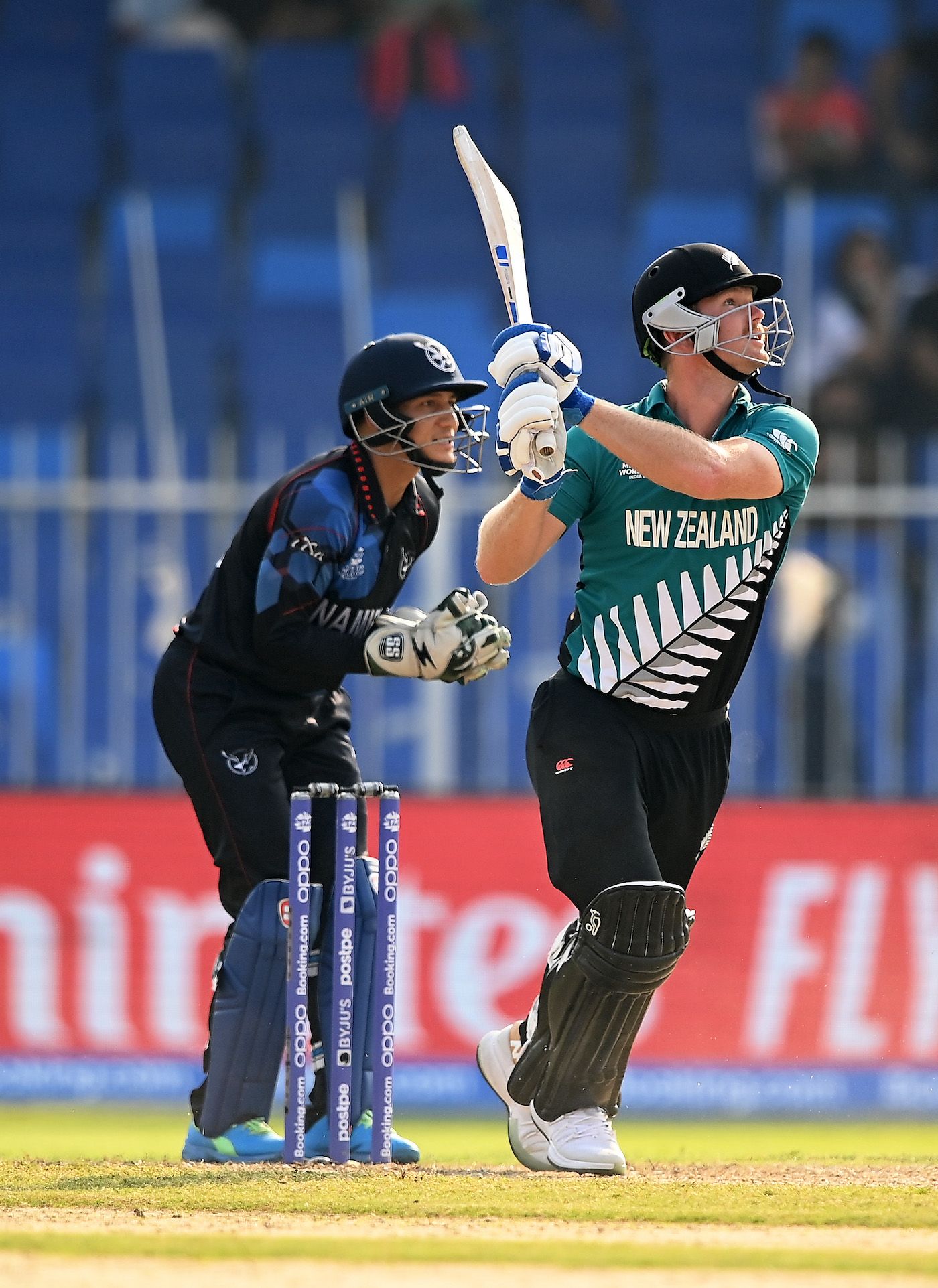 Jimmy Neesham goes over the off side | ESPNcricinfo.com