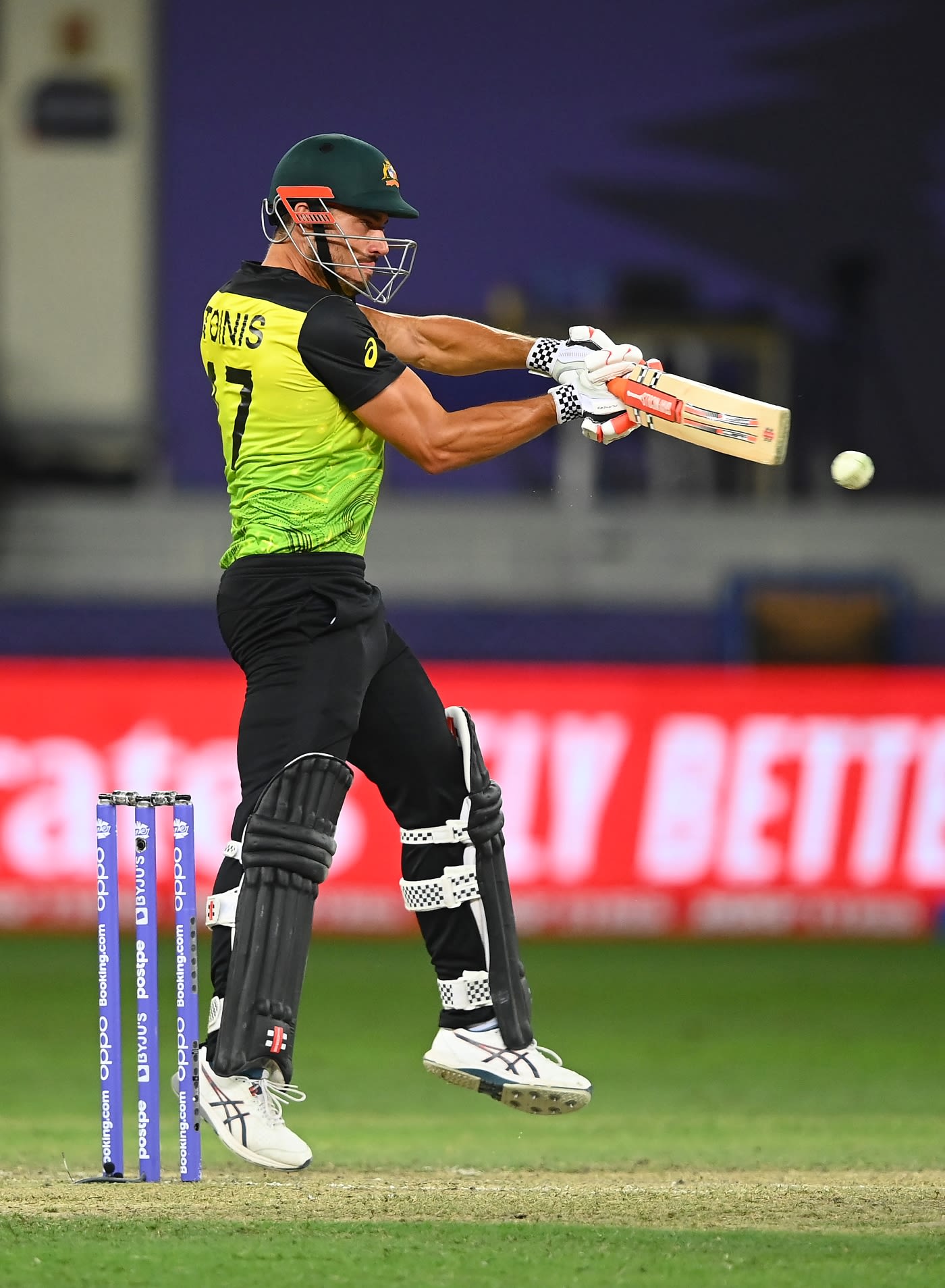 Marcus Stoinis muscles one away | ESPNcricinfo.com