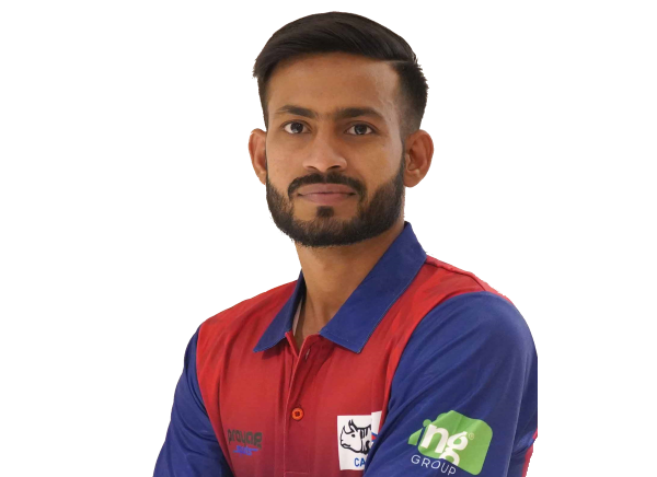 which player has scored the most runs for Nepal