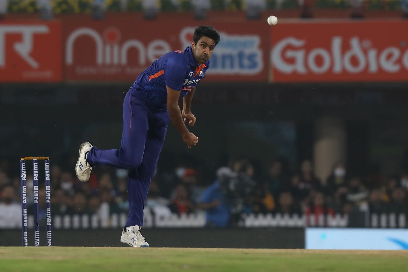 R Ashwin in his follow-through | ESPNcricinfo.com
