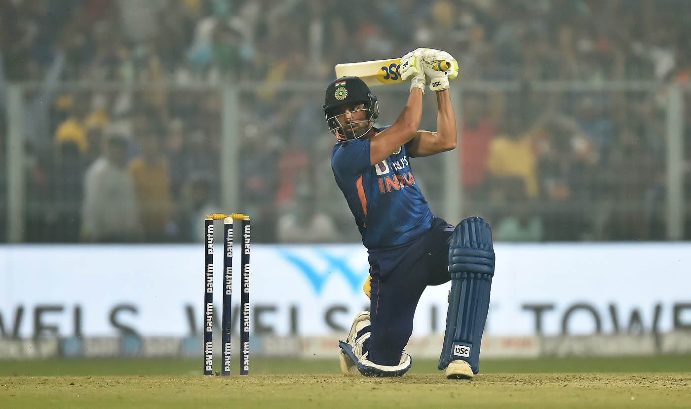 Deepak Chahar hits one through the off side | ESPNcricinfo.com