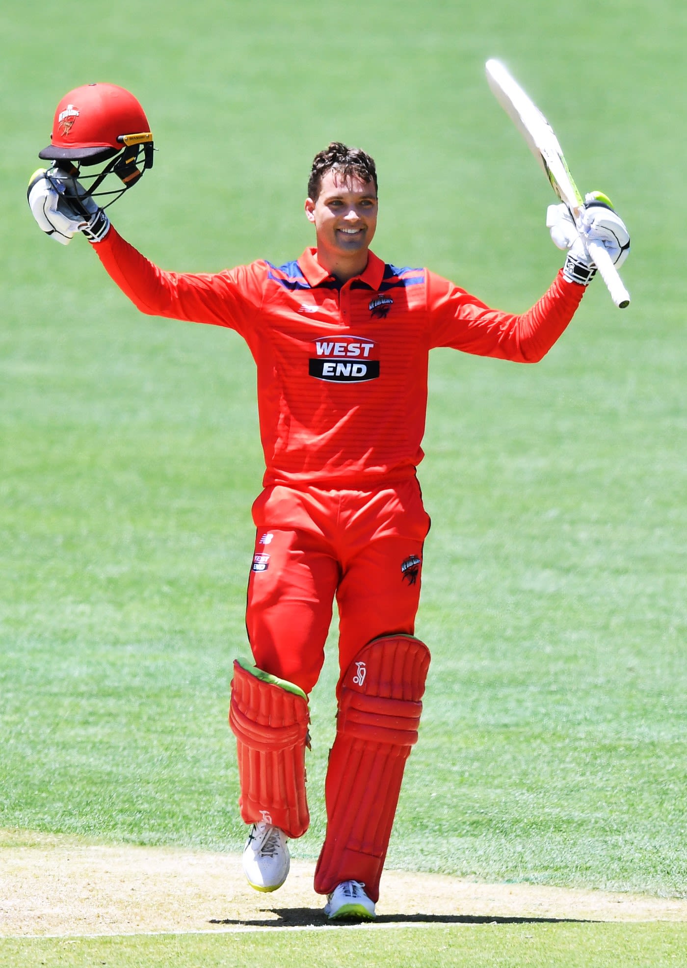 Alex Carey celebrates a 90-ball century | ESPNcricinfo.com