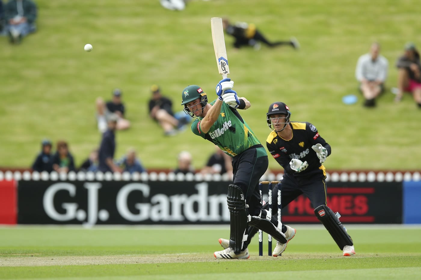 Josh Clarkson bunts one away | ESPNcricinfo.com