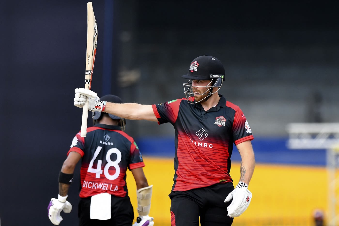 Phil Salt celebrates his half-century | ESPNcricinfo.com