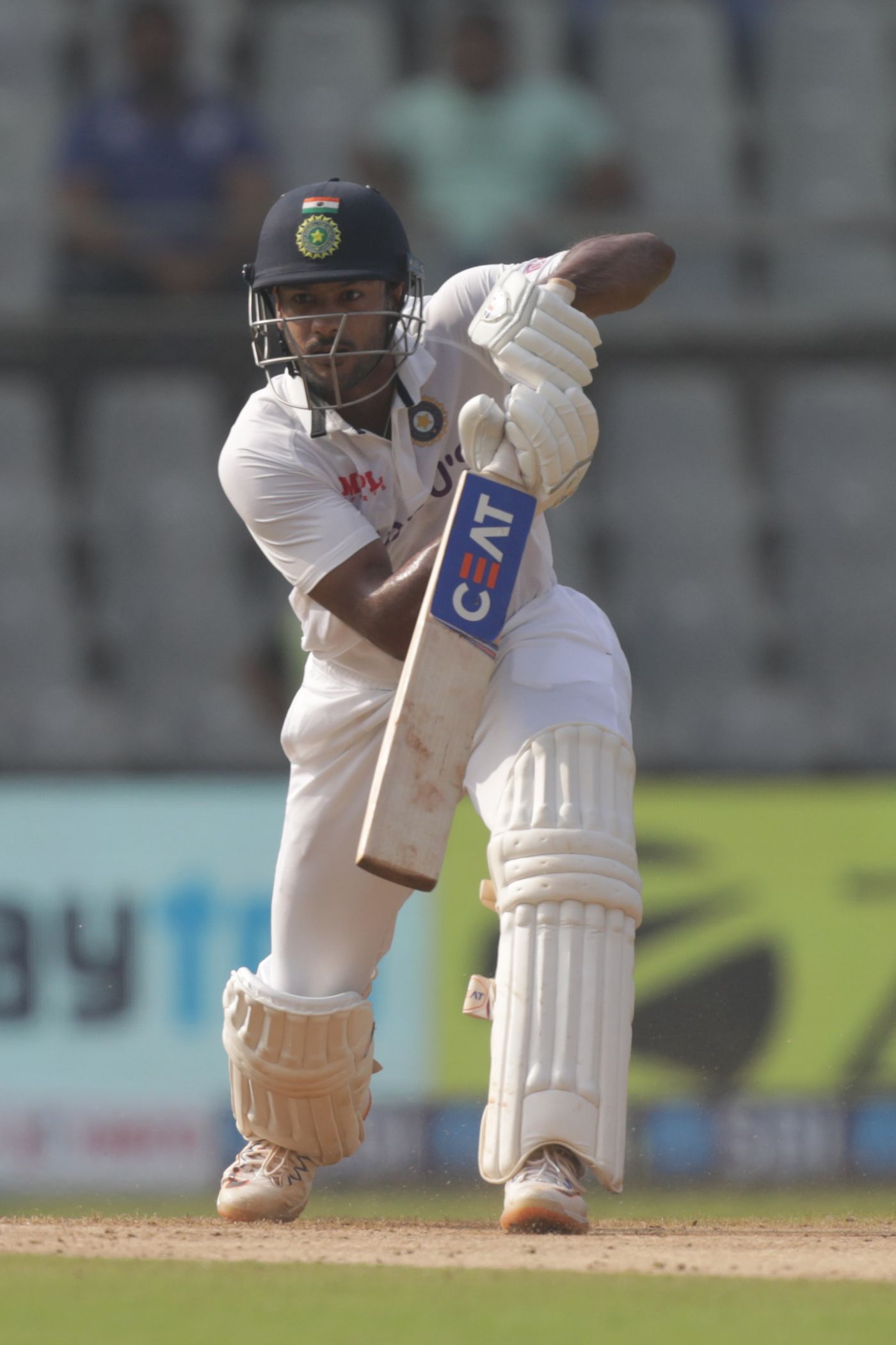 Mayank Agarwal drives down the ground | ESPNcricinfo.com