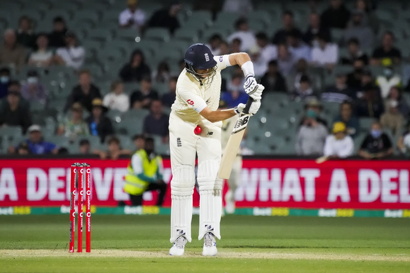 Joe Root was struck in the groin | ESPNcricinfo.com