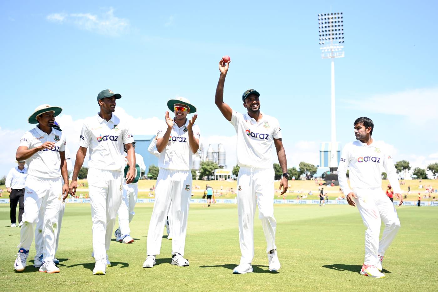 Ebadot Hossain acknowledges the applause | ESPNcricinfo.com